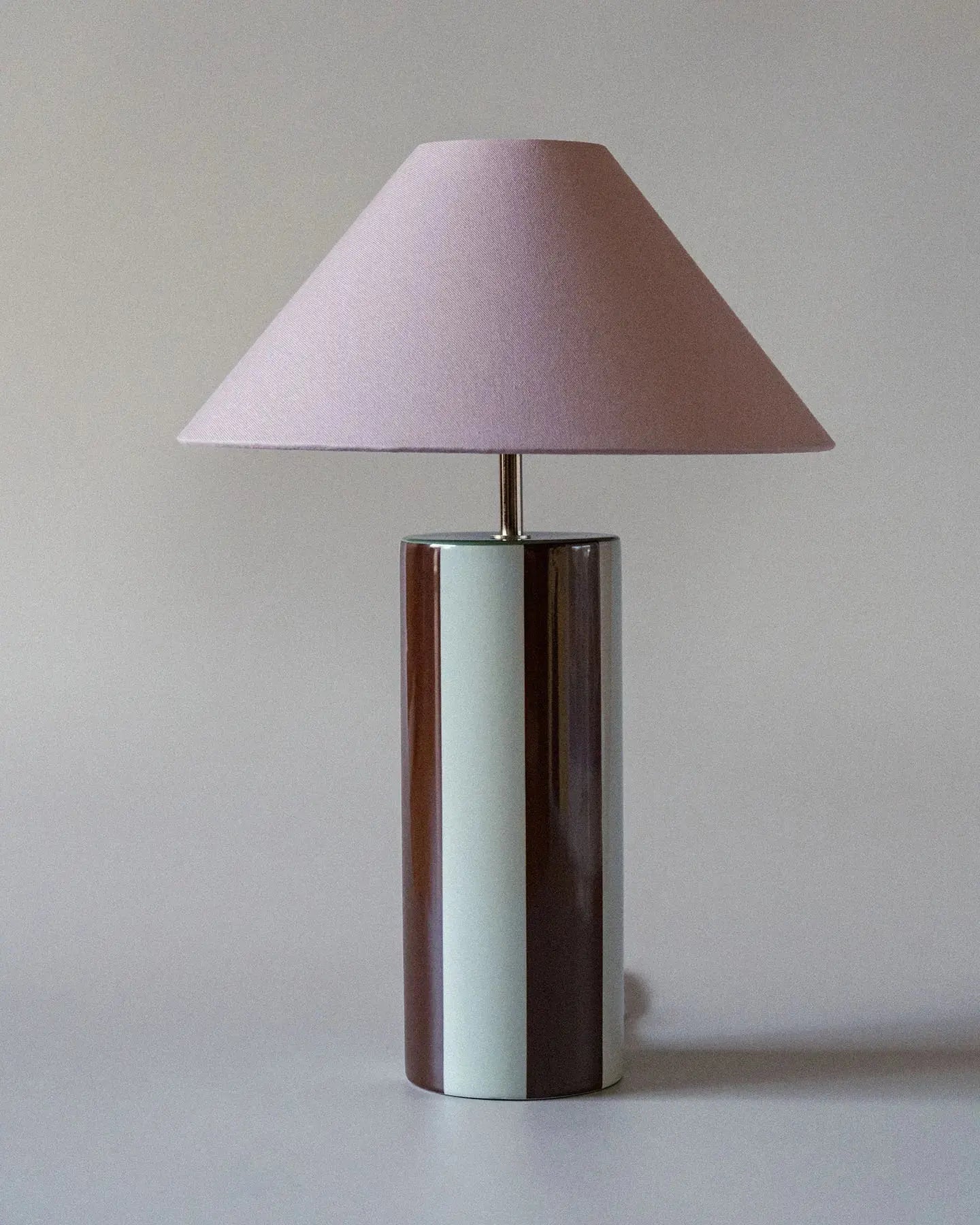 Ombrellina Chicory Coffee + Green Tint - Table Lamp - Perlo